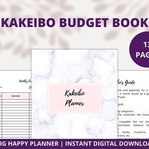 Kakeibo Budget Planner, Kakeibo Journal, Big Happy Planner Printable ...