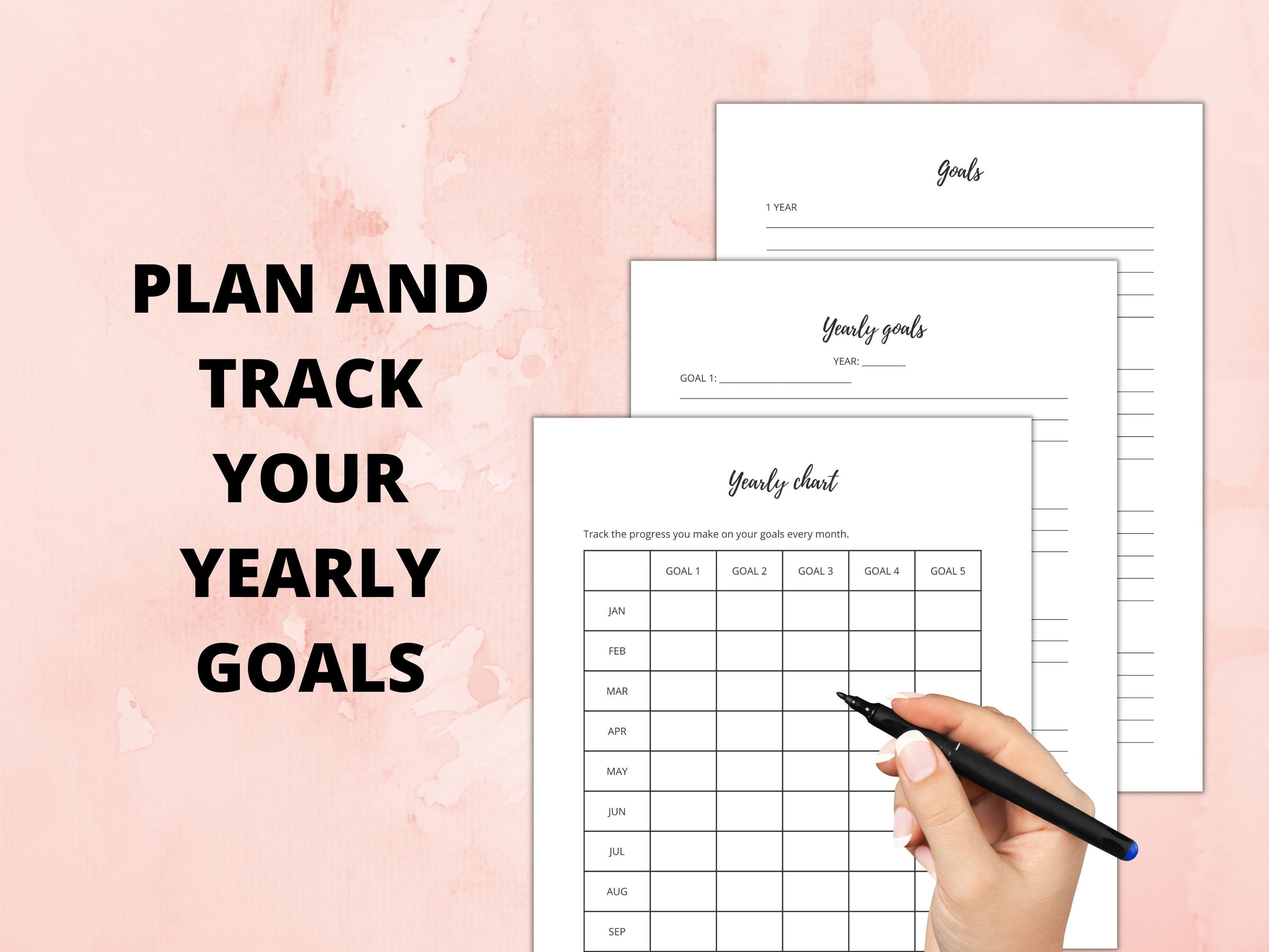 Kaizen Printable Goal-setting Planner - Japanese Planner for ...