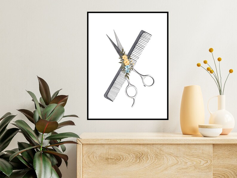 Hair Salon Wall Art Printable Wall Art Set of 3. Hair Stylist Gift ...