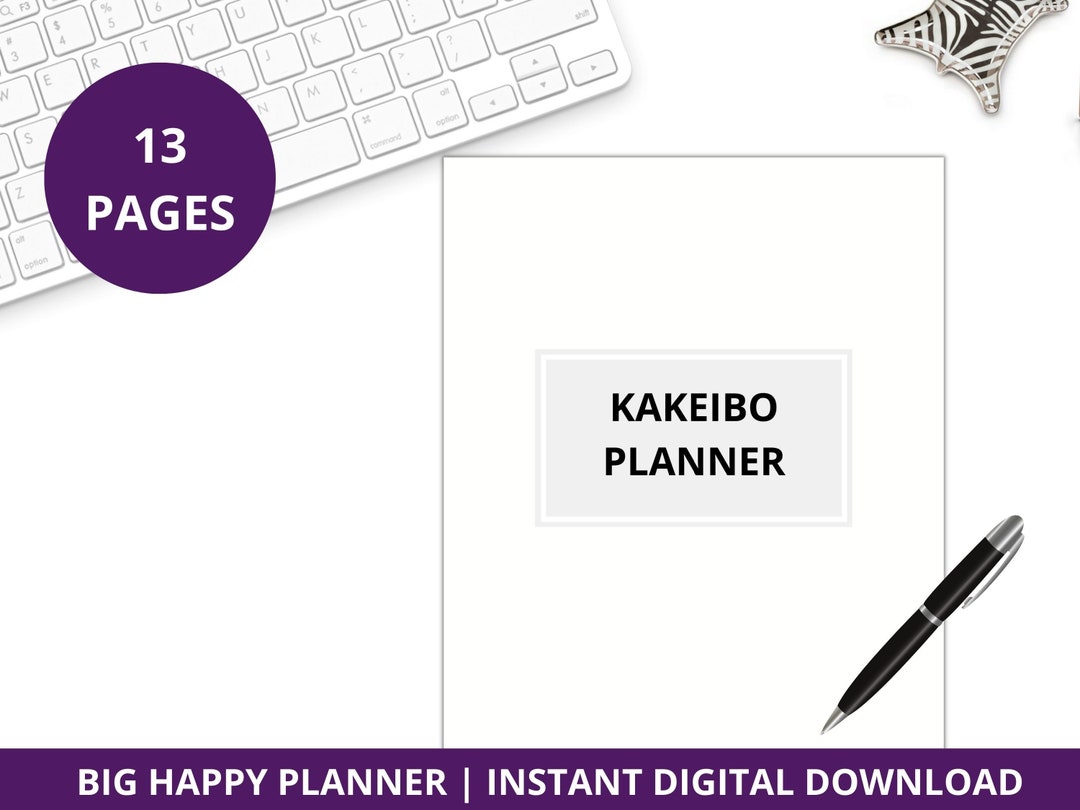 Kakeibo Budget, Kakeibo Journal, Budget Planner, Big Happy Planner ...