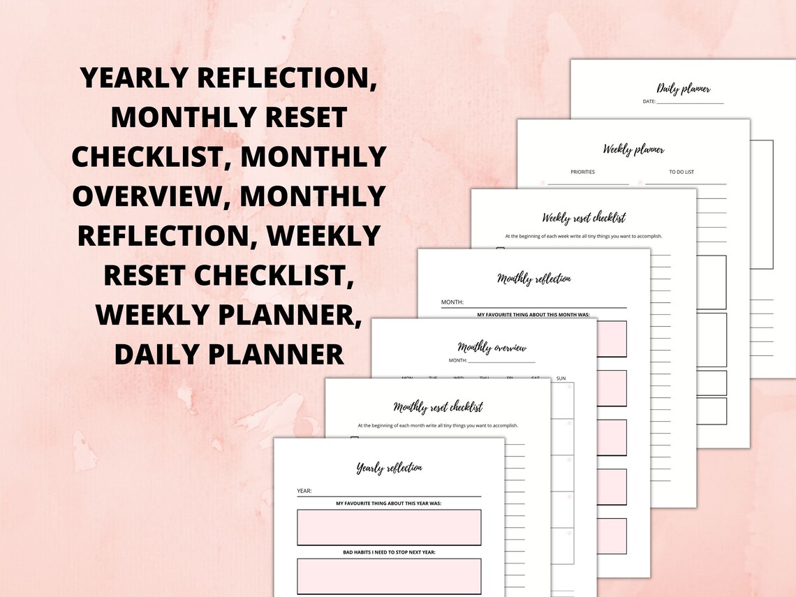 Kaizen Printable Goal-setting Planner - Japanese Planner for ...