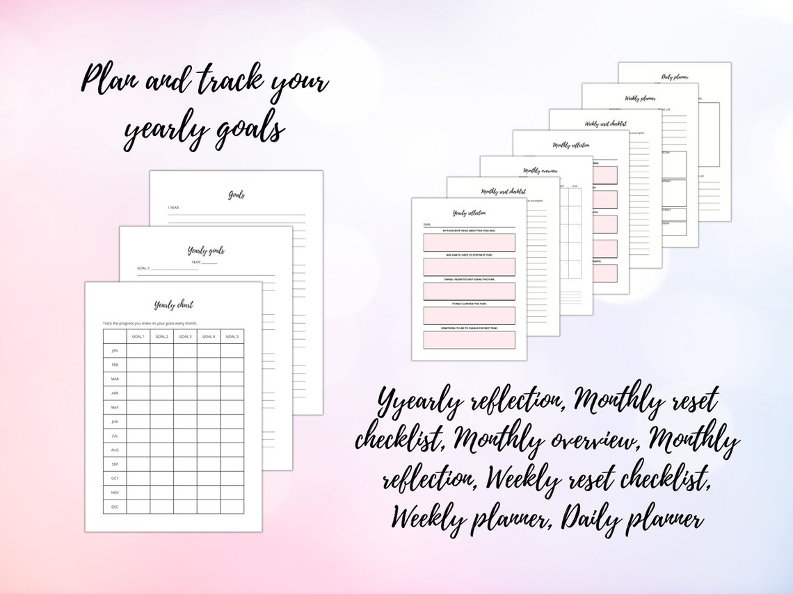 Printable Japanese Planner Bundle Find Your Ikigai Planner, Kaizen Goal ...