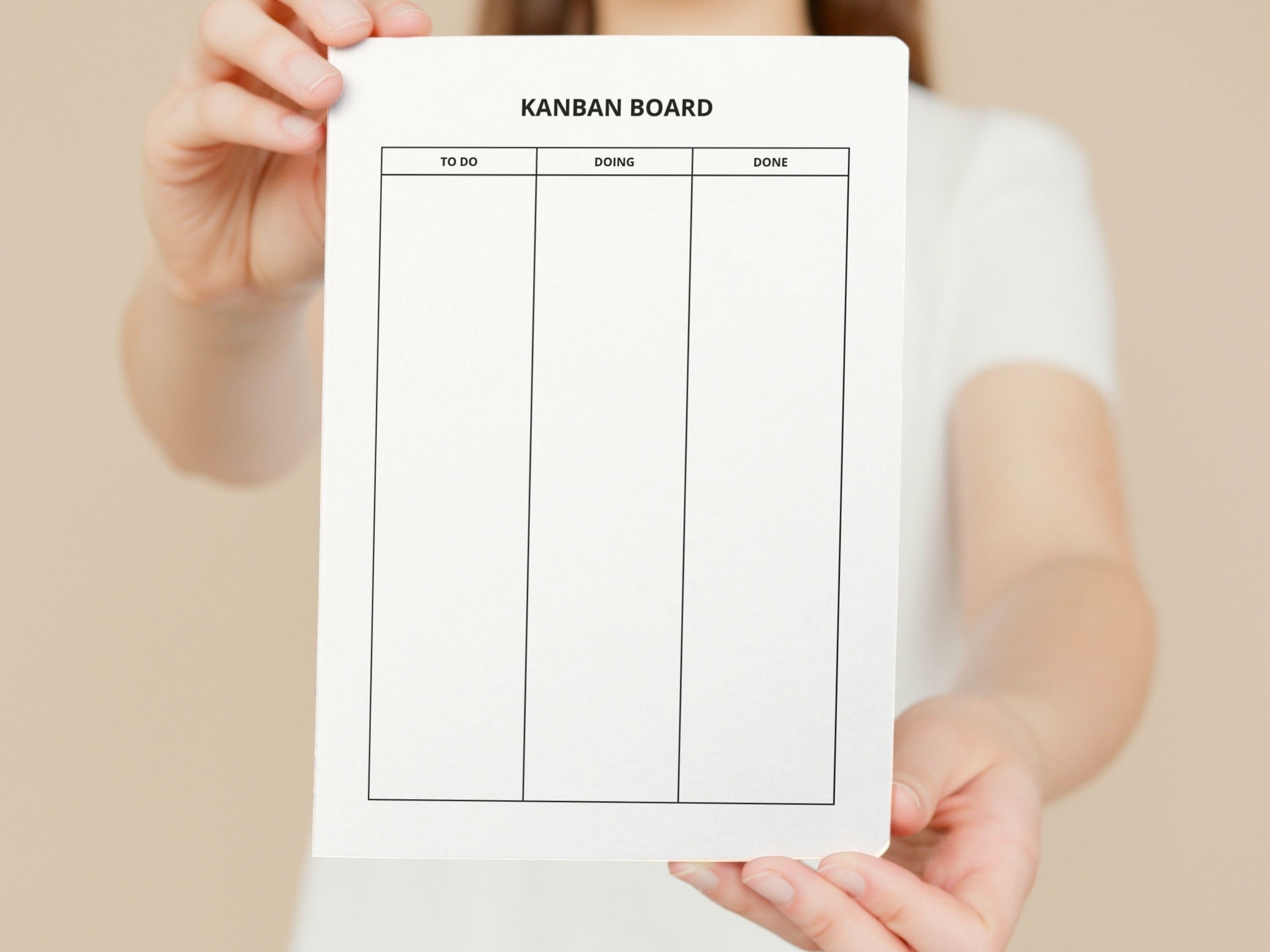 Kanban Board Simple Minimalist Task Manager, Visual Schedule, Agile ...