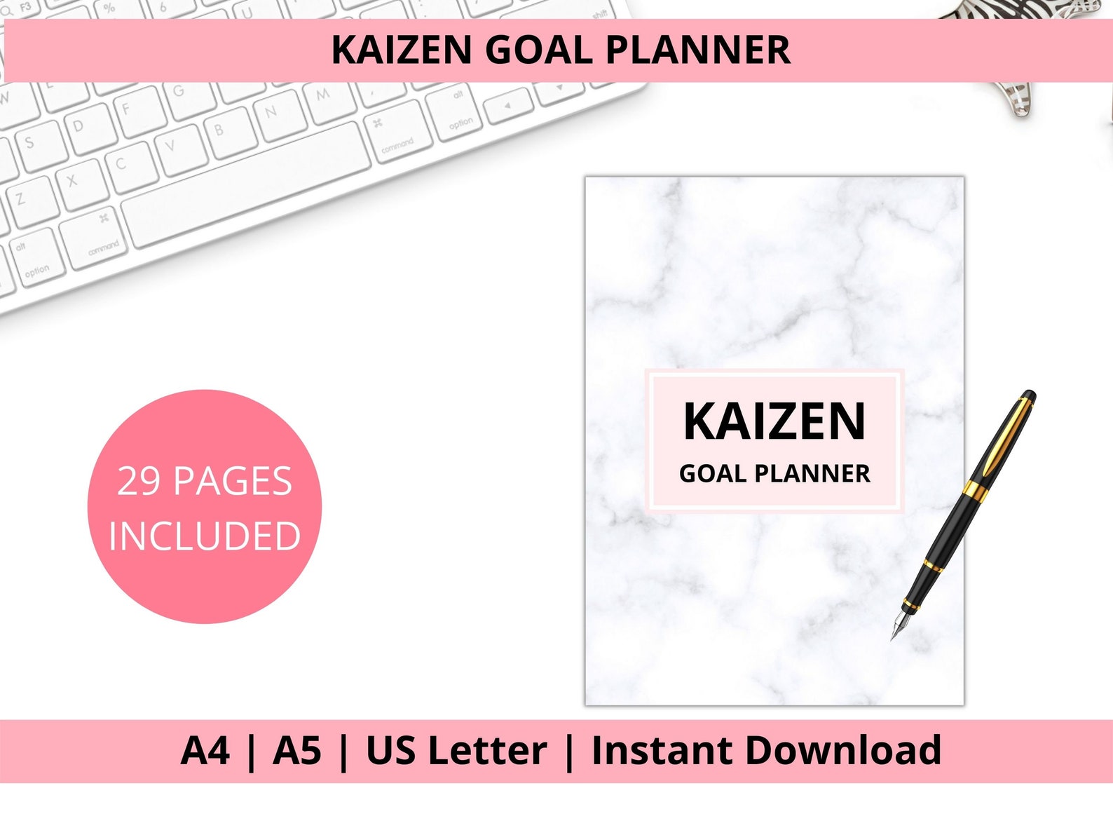 Kaizen Printable Goal-setting Planner - Japanese Planner for ...