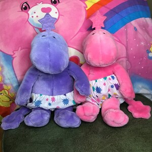 Rare ZWIBBLE DIBBLE GUND Dinosaur Star Baby Plush Toy With Diaper 12 ...