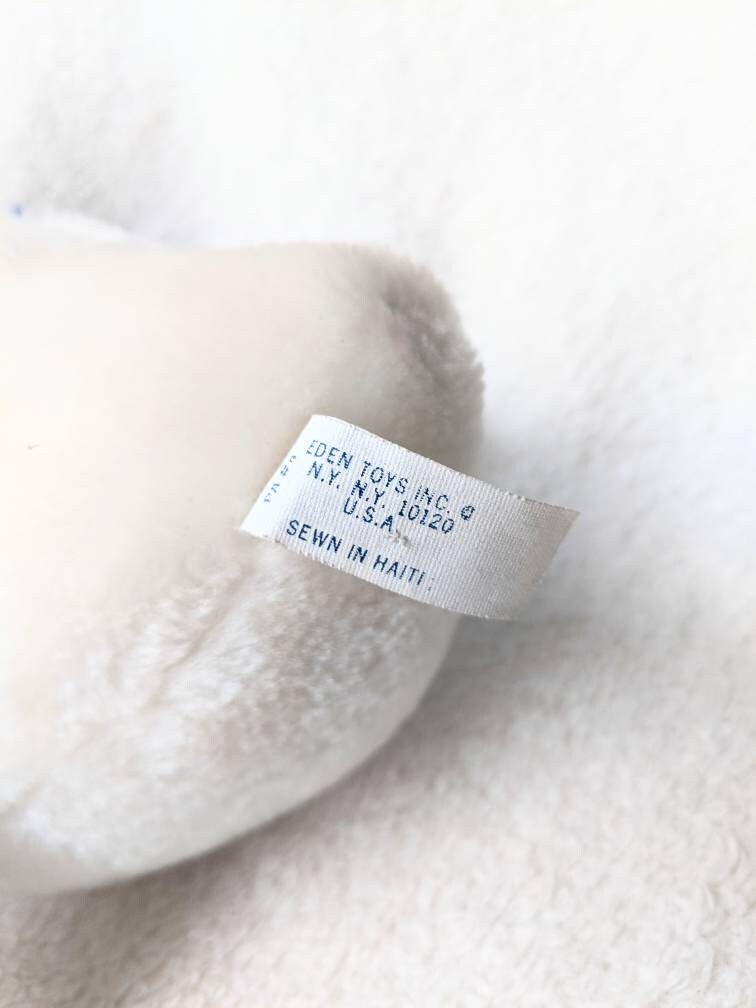 Vintage Eden Toys Waggie Musical Wind-up Plush Duck With - Etsy