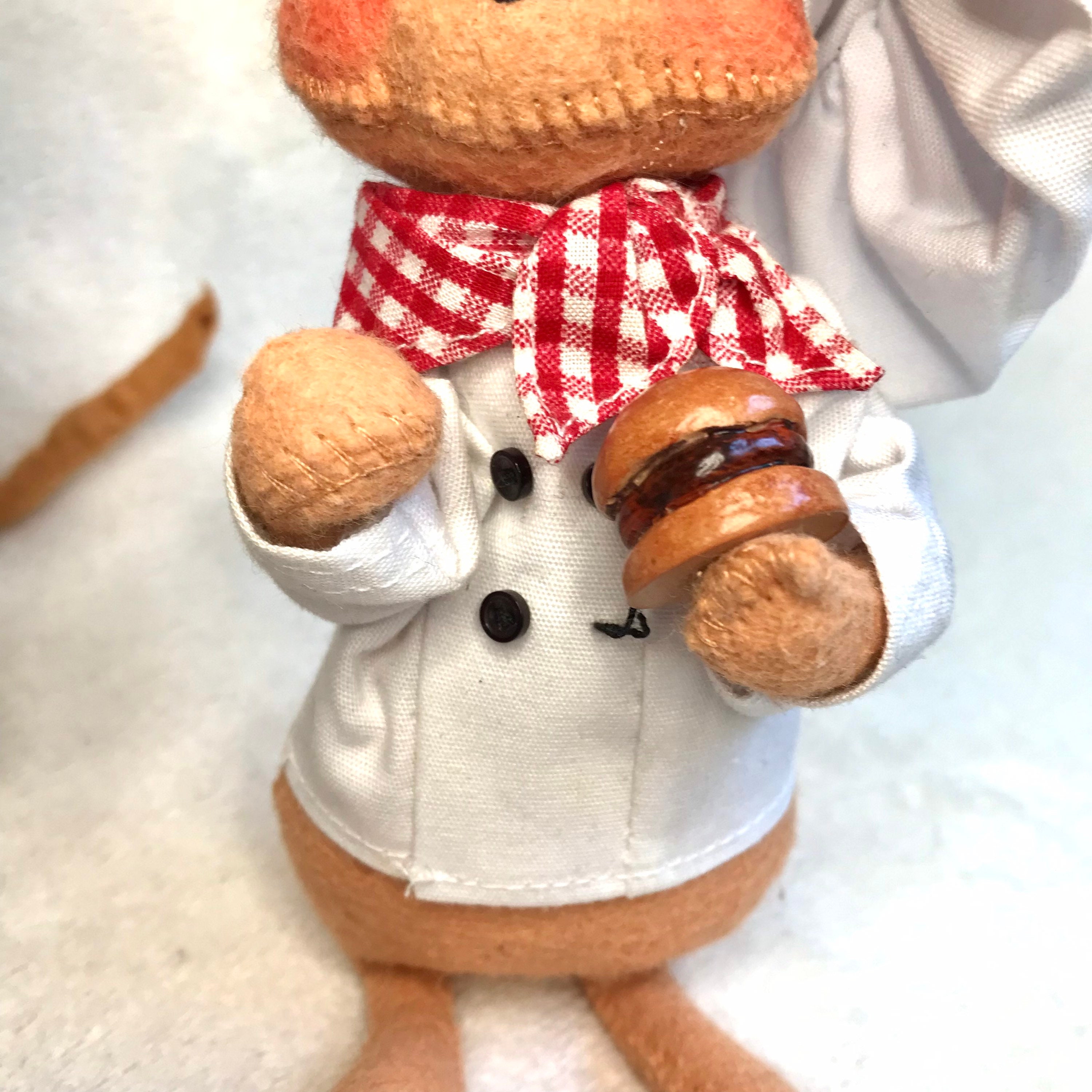 Vintage Annalee Thorndike House Mice Cleaner and Chef Cloth Wire ...