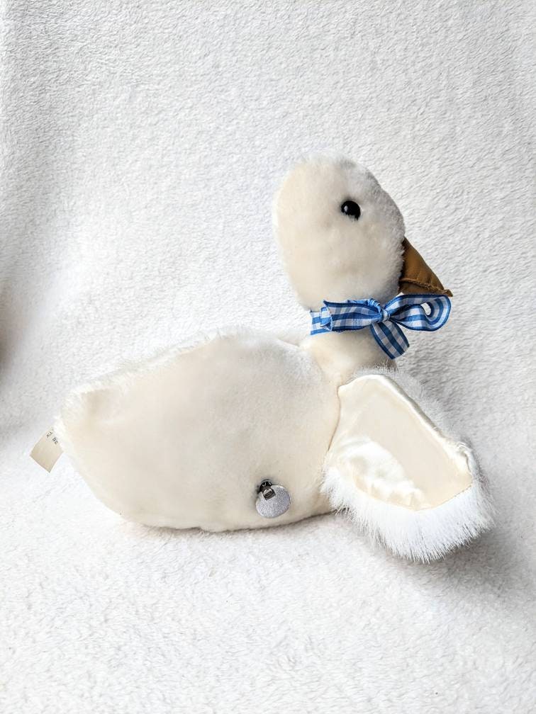 Vintage Eden Toys Waggie Musical Wind-up Plush Duck With - Etsy