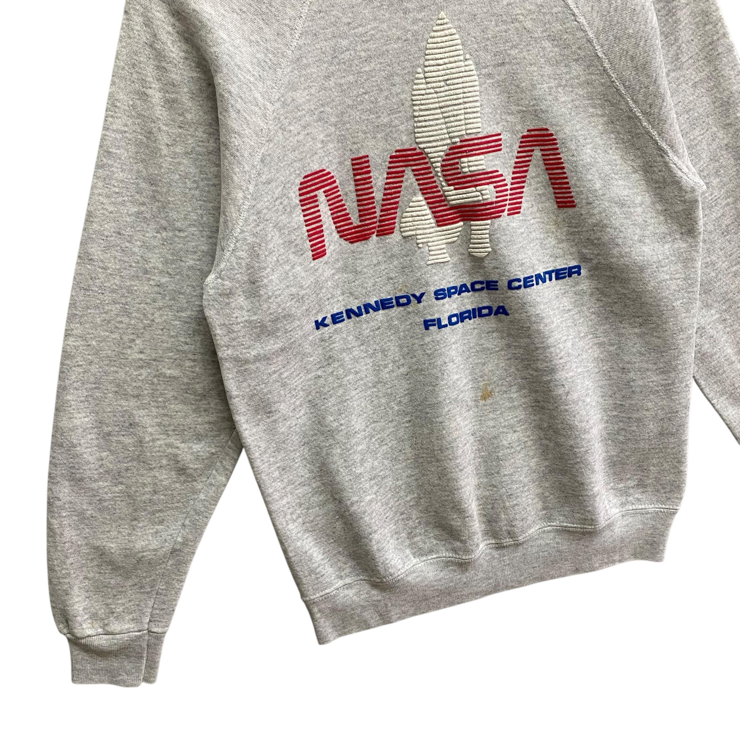 Vintage 90's Nasa Kennedy Space Center Florida Sweatshirt Nasa Crewneck ...