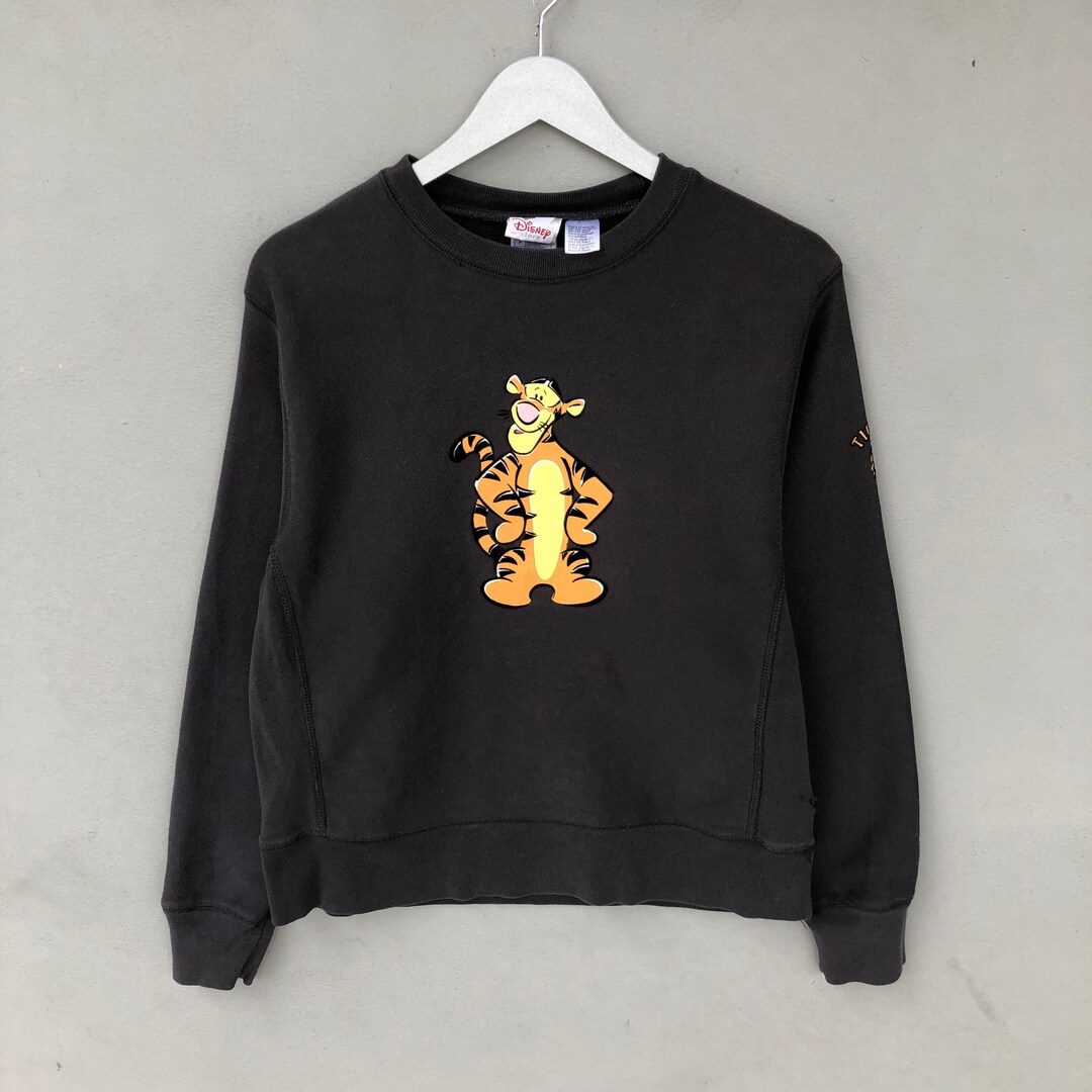 Vintage 90s Tigger Sweatshirt Tigger Crewneck Walt Disney Tigger ...