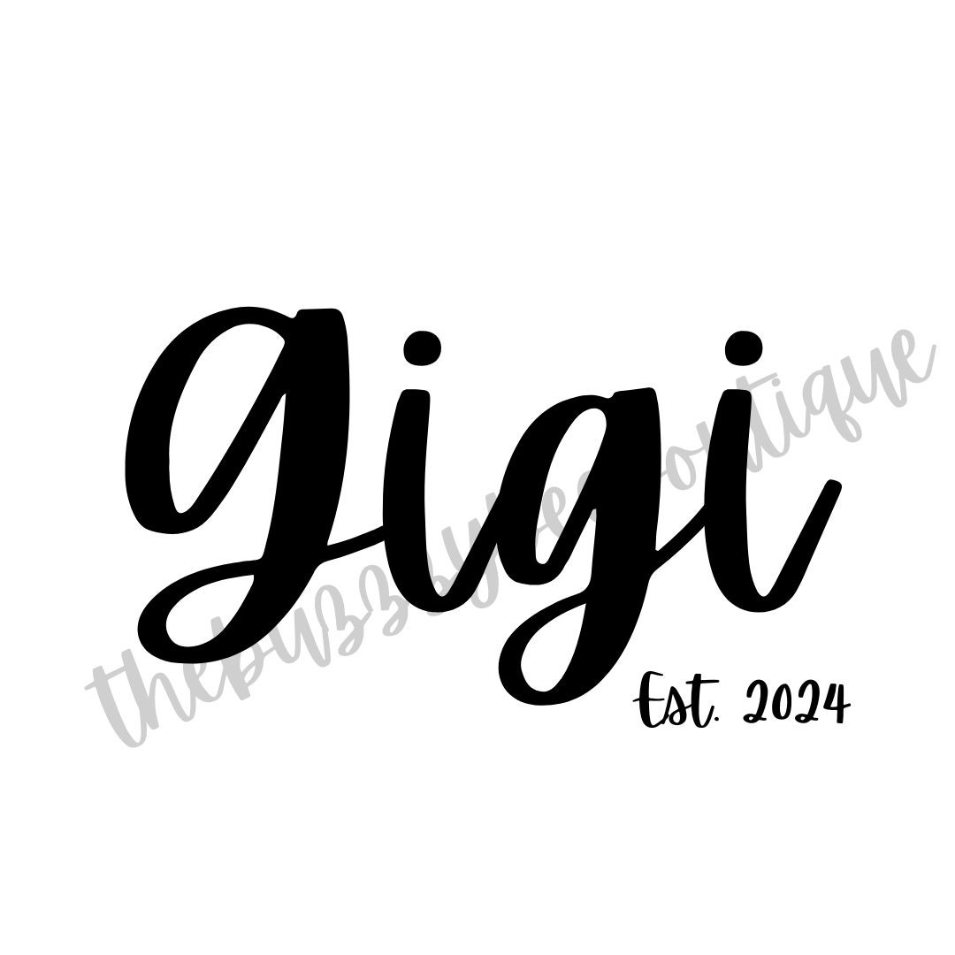 Gigi Instant Download Dtf Iron on Htv Sublimation File - Etsy