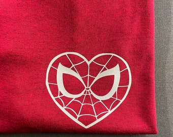Spidey Heart Svg - Etsy