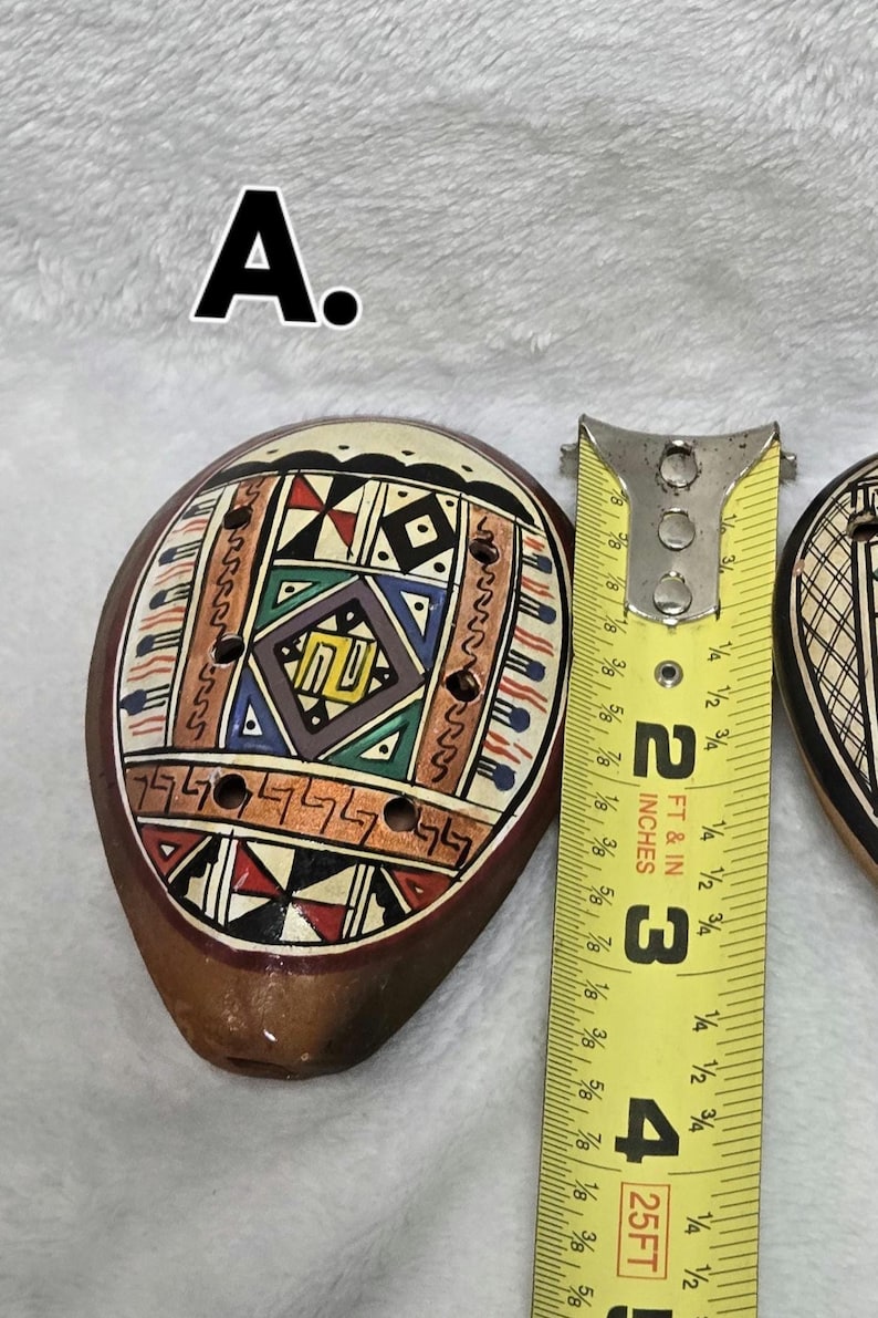 Authentic Peruvian Ocarina - Handcrafted Musical Instrument With ...
