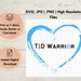 Type 1 Diabetes Awareness SVG T1D Warrior JPG, PNG Digital File ...