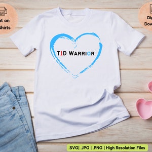 Type 1 Diabetes Awareness SVG T1D Warrior JPG, PNG Digital File ...