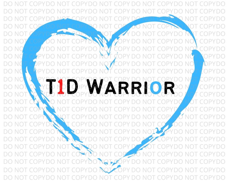 Type 1 Diabetes Awareness SVG T1D Warrior JPG PNG Digital - Etsy