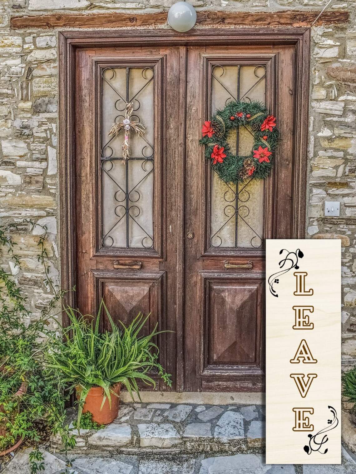 Leave Front Porch Welcome/unwelcome Wood Sign - Etsy