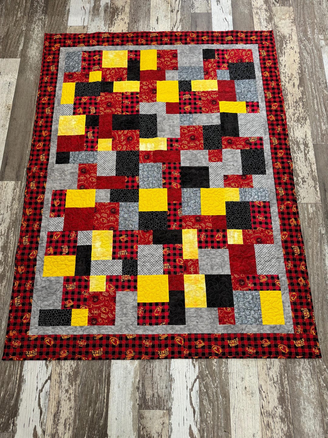 Iowa State University Quilt - Etsy