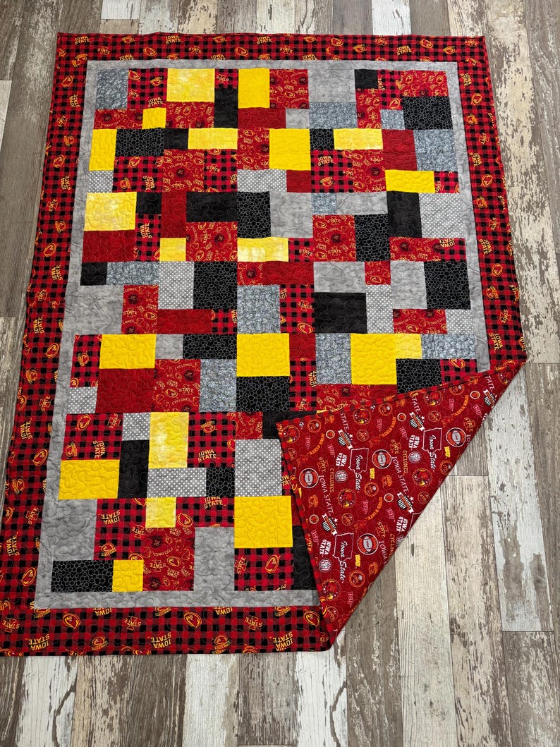 Iowa State University Quilt - Etsy