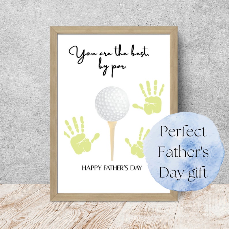 Father's Day Card DIY Handprint Craft Activity for Kids, Grandkids ...