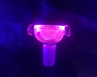 Blacklight Reactive Pipes Clear to Blue or Pink UV Glass - Etsy