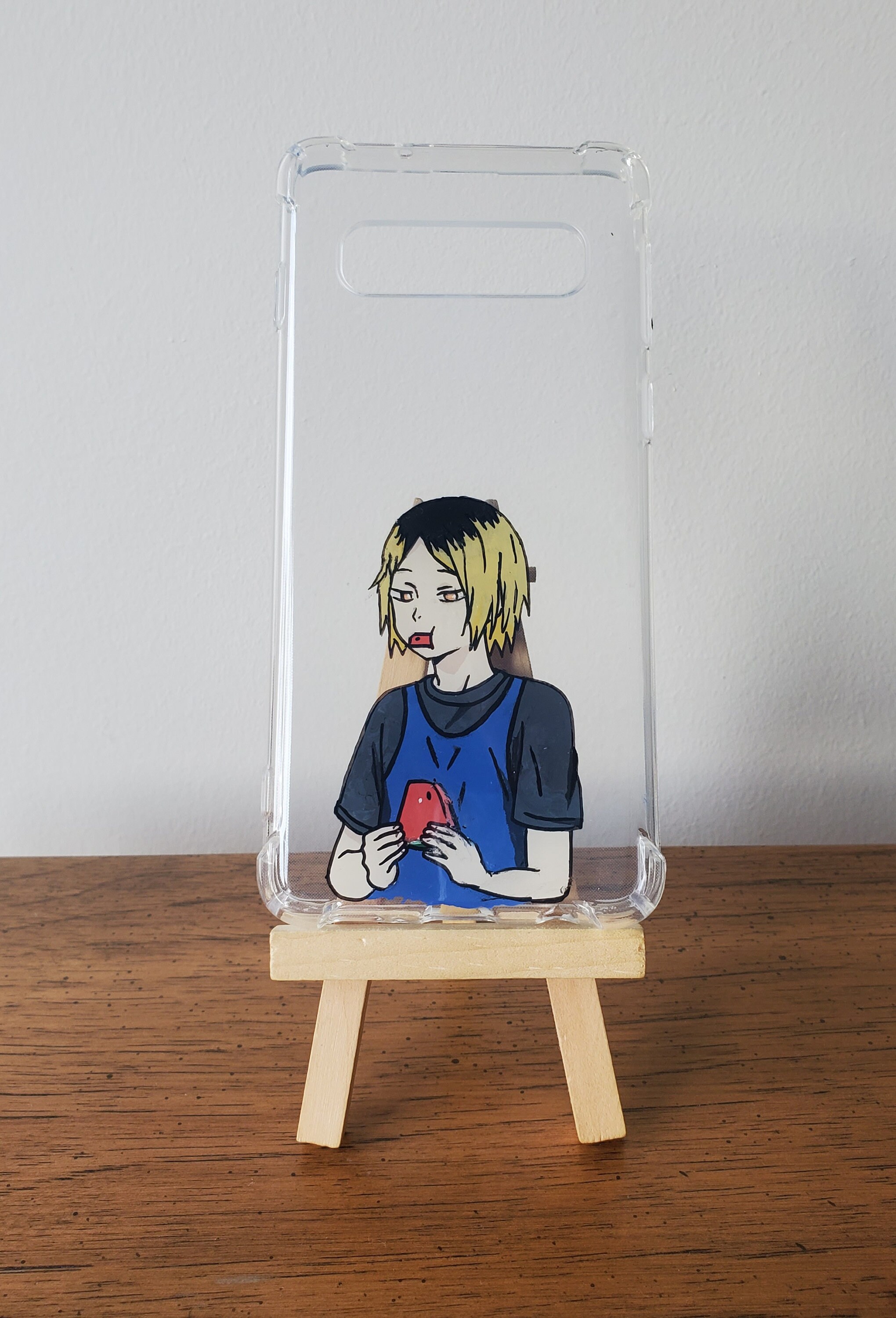 Custom Hand Painted Anime Phone Case - Etsy