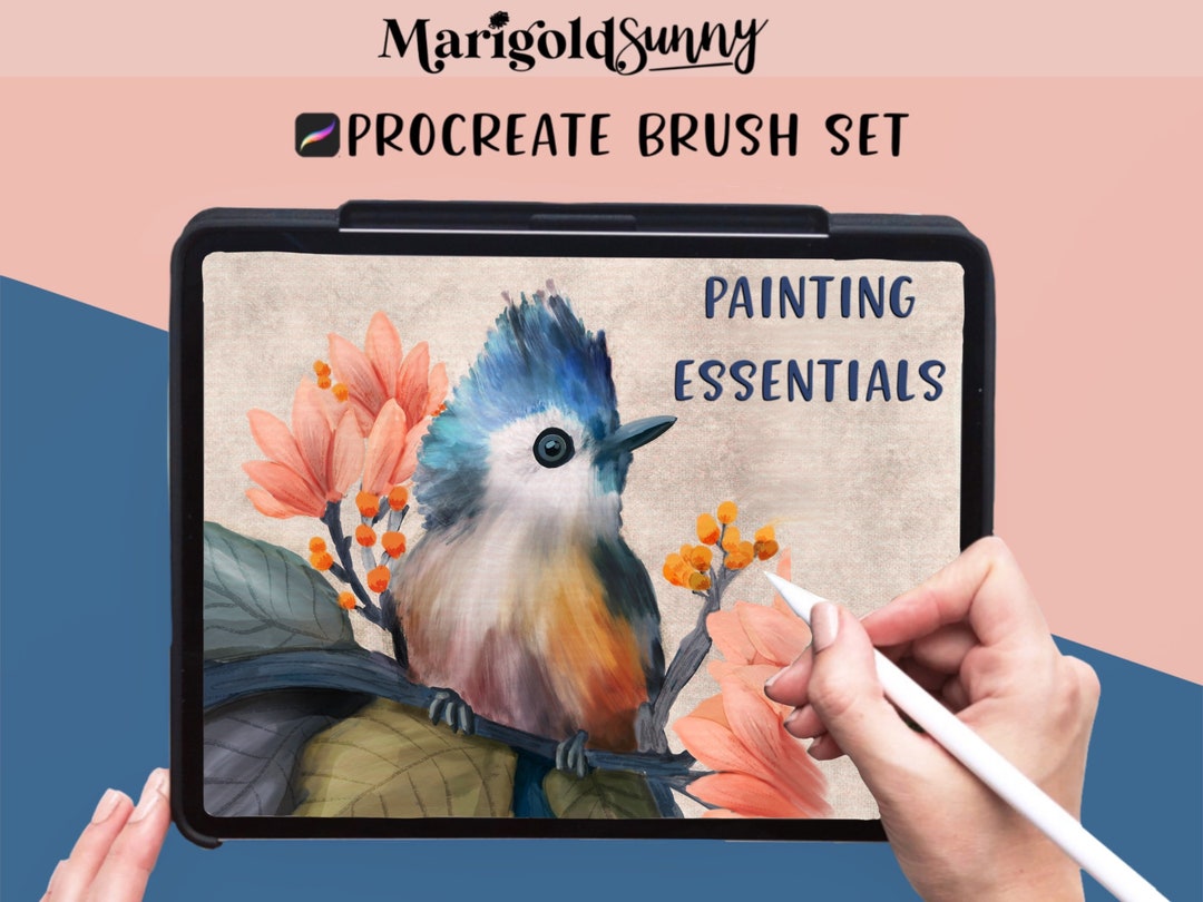 Procreate Painting Essentials Brush Set, Digital Painting, Watercolor ...