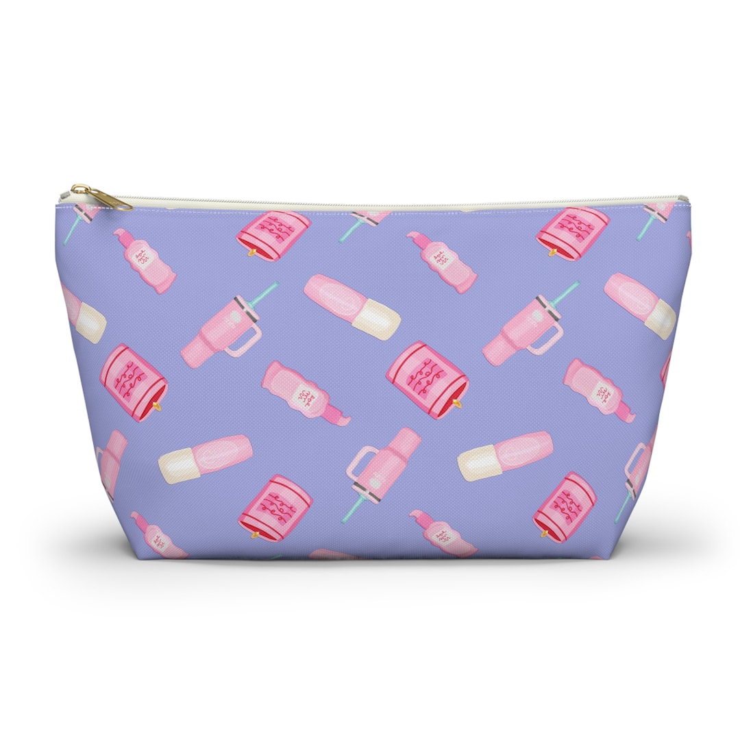 Purple Skincare Stanley Pouch Pattern Accessory Case Cosmetic Makeup ...