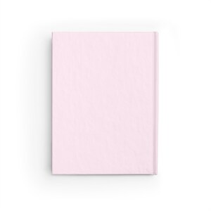 Pretty Pink Bow Journal, Lined or Blank Matte Hardcover Notebook ...