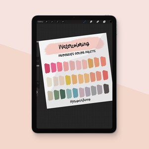 Watercolor Fun Procreate Color Palette, Color Swatches, iPad Procreate ...