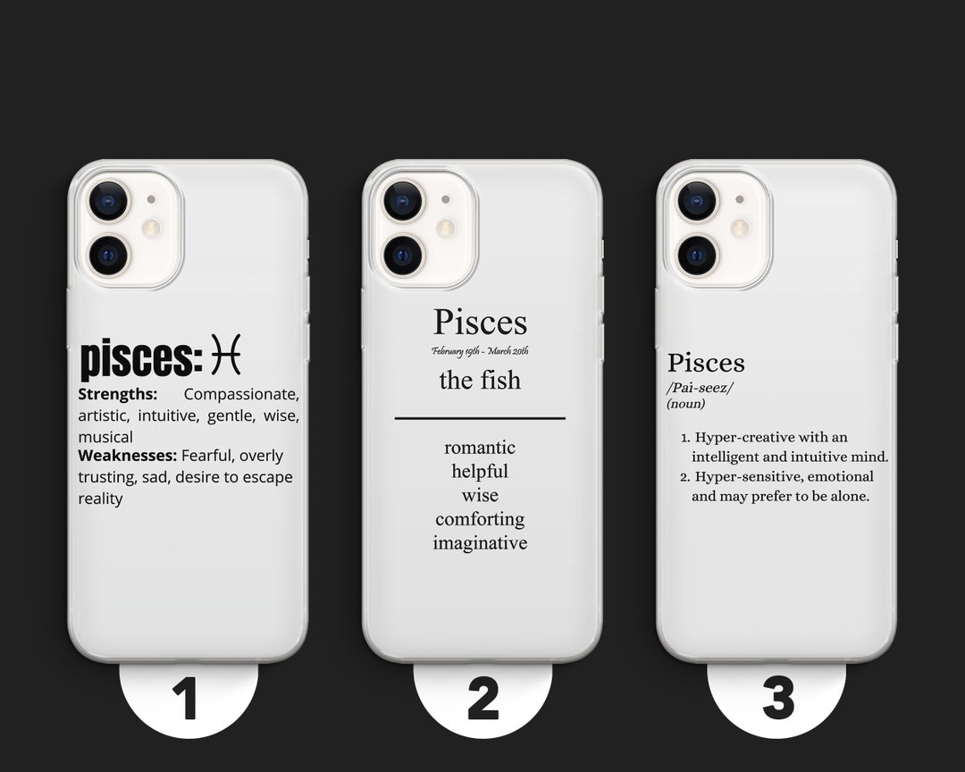 Pisces, Zodiac, Horoscope Signs Phone Case Fit for Iphones and More ...
