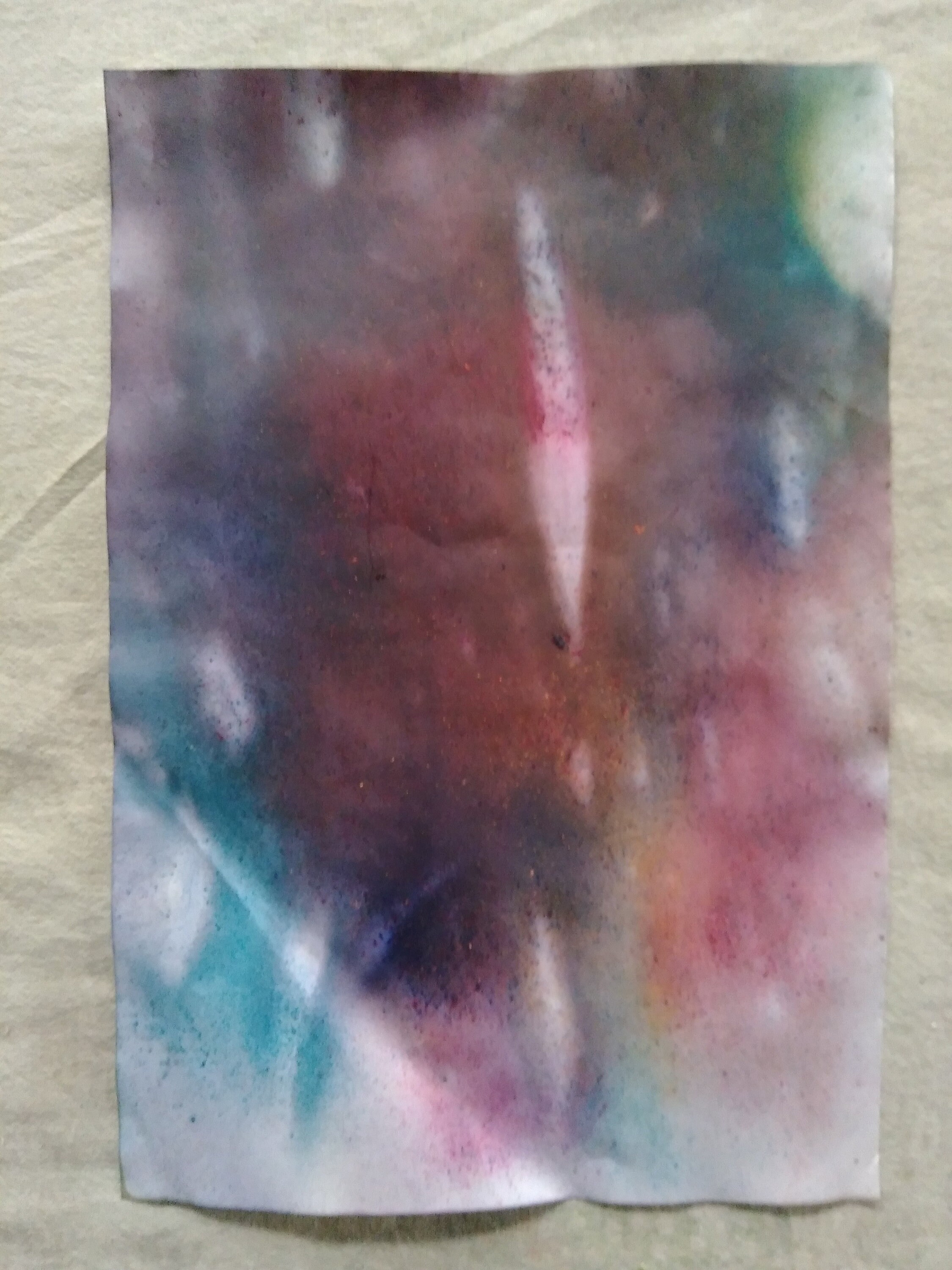 Painting Original handmade Watercolor abstract painting on paper 11 x 8 ...