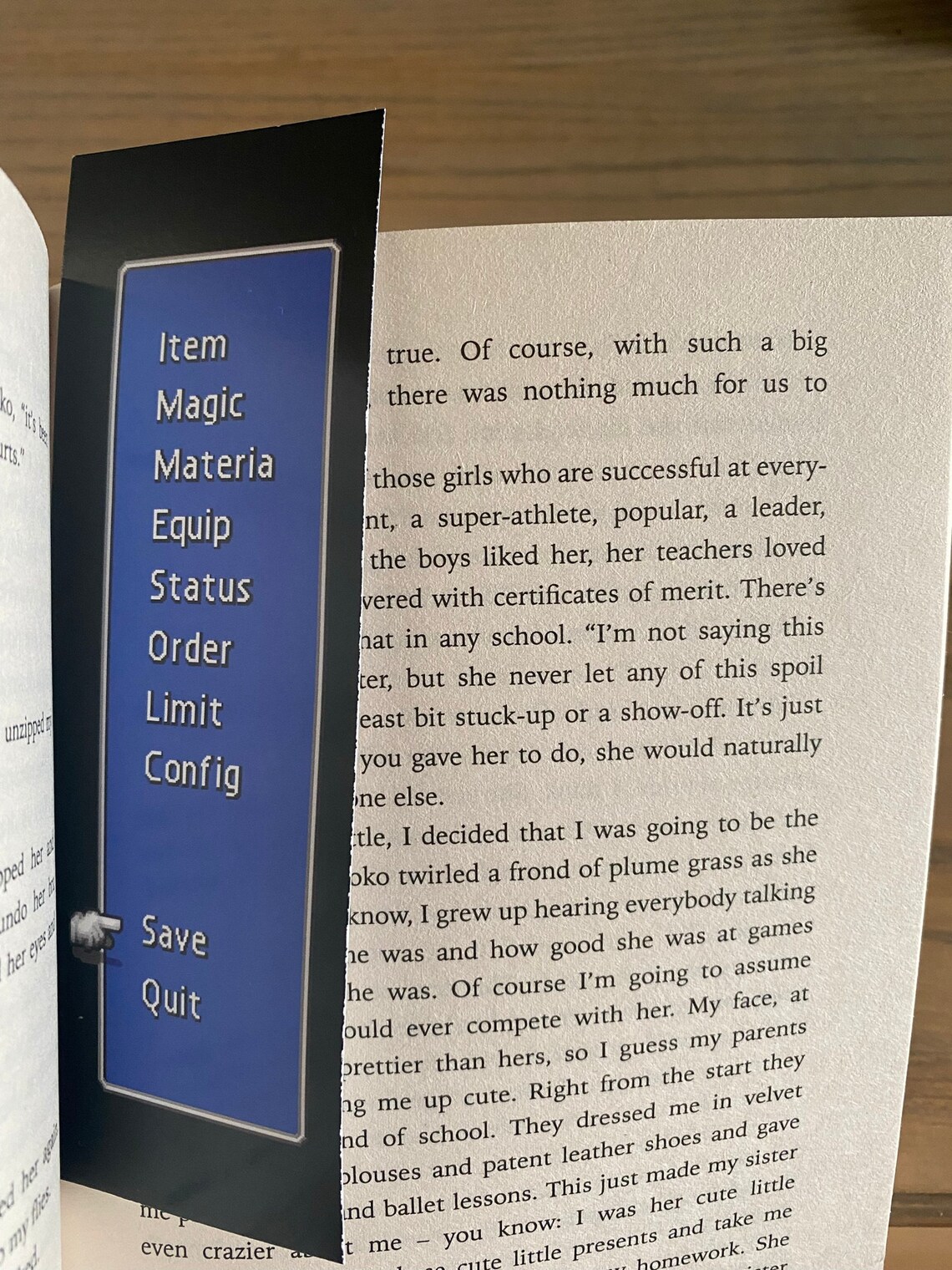 Final Fantasy VII (FF7) Save Menu Bookmark - Single Sided - Etsy