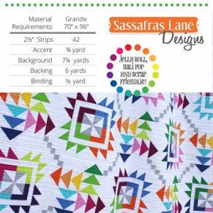 Main Street Quilt Pattern Paper - by Sassafras Lane Designs - Etsy