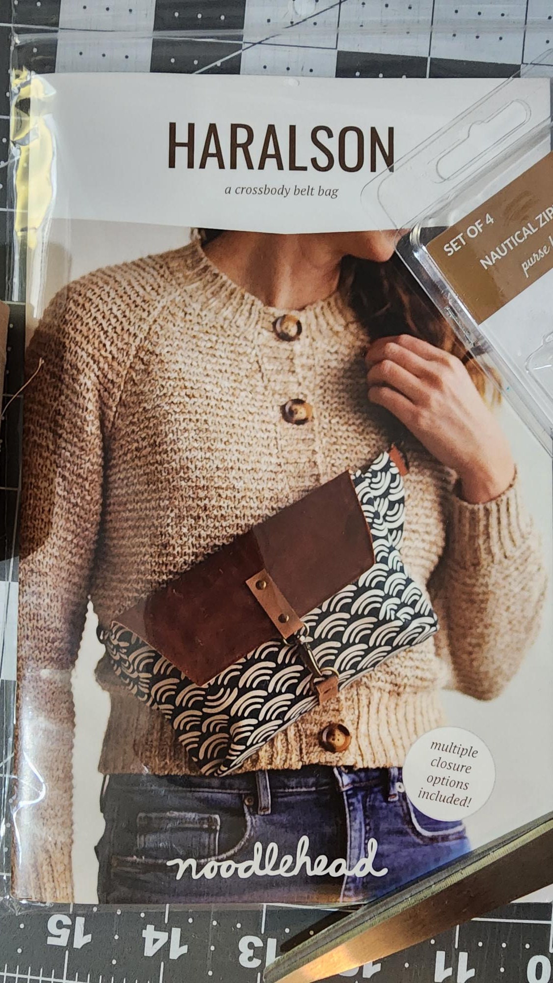 Paper Pattern HARALSON Crossbody Belt Bag by Noodlehead - Etsy