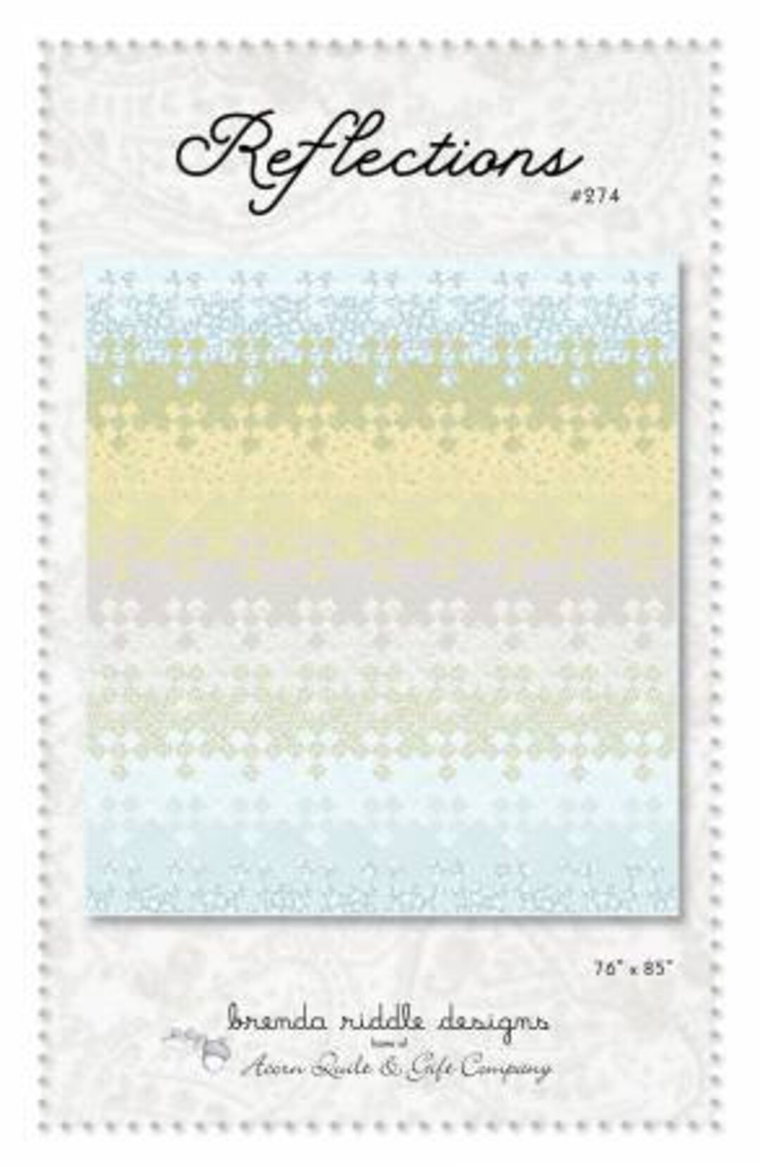 Reflections Paper Pattern by Brenda Riddle Designs - Etsy