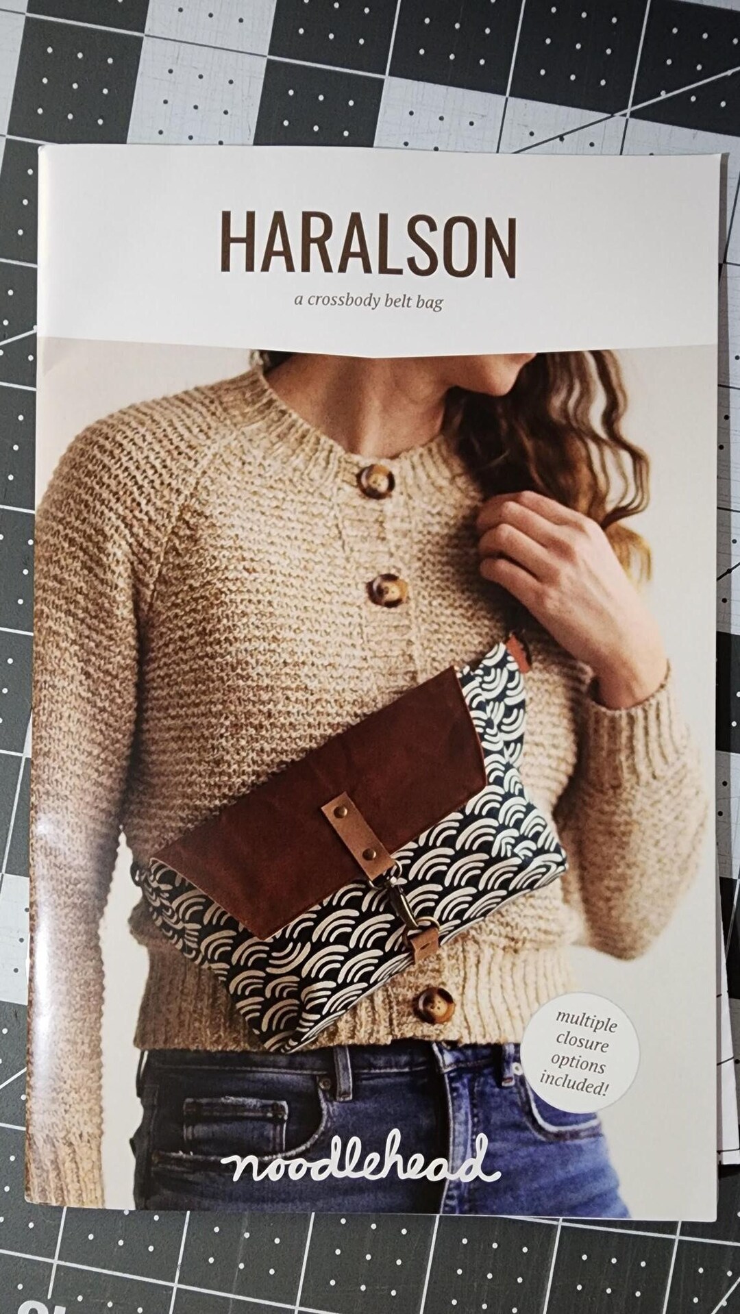Paper Pattern HARALSON Crossbody Belt Bag by Noodlehead - Etsy