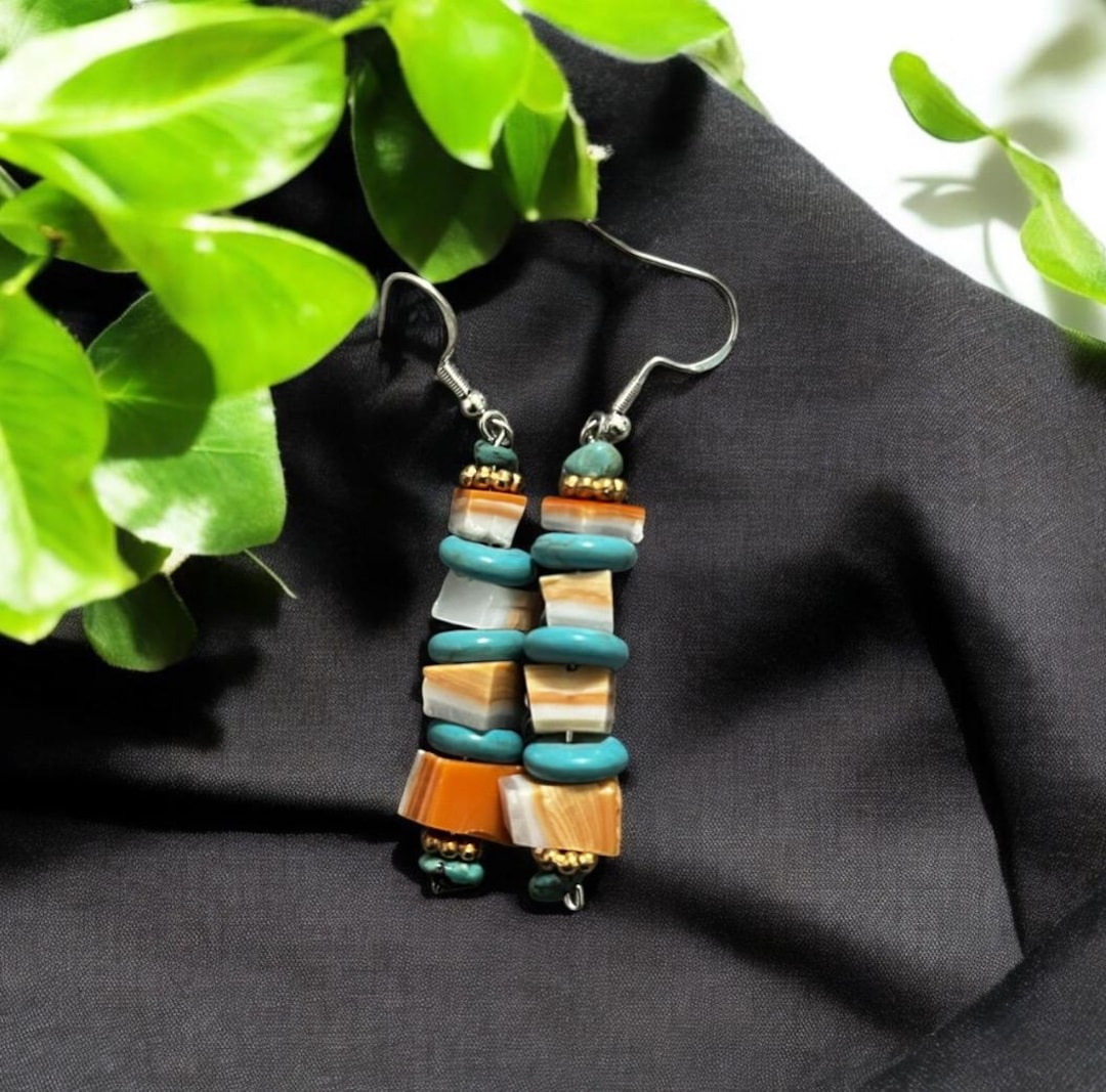 Indigenous Spiny Oyster Shell Earrings - Etsy