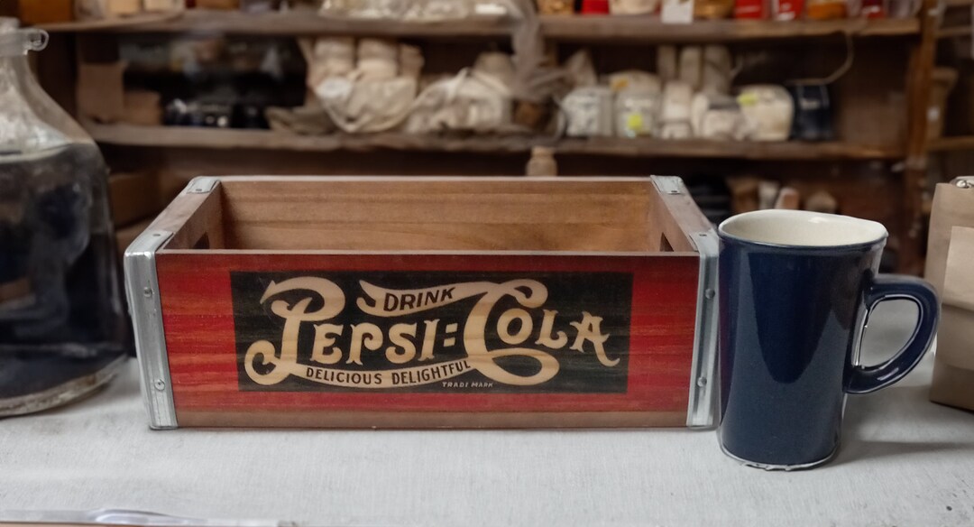 Vintage Style Pepsi Tray / Pepsi Crate / Pepsi Box - Etsy