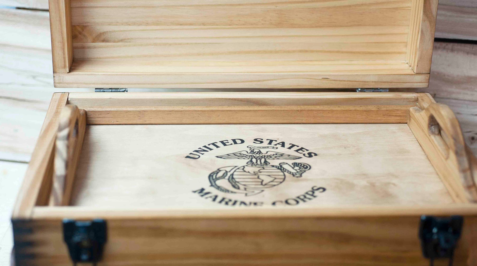 United States Marine Corps USMC Keepsake Box Retirement - Etsy