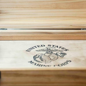 United States Marine Corps USMC Keepsake Box Retirement - Etsy
