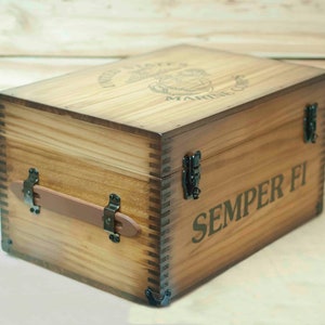 United States Marine Corps USMC Keepsake Box Retirement - Etsy