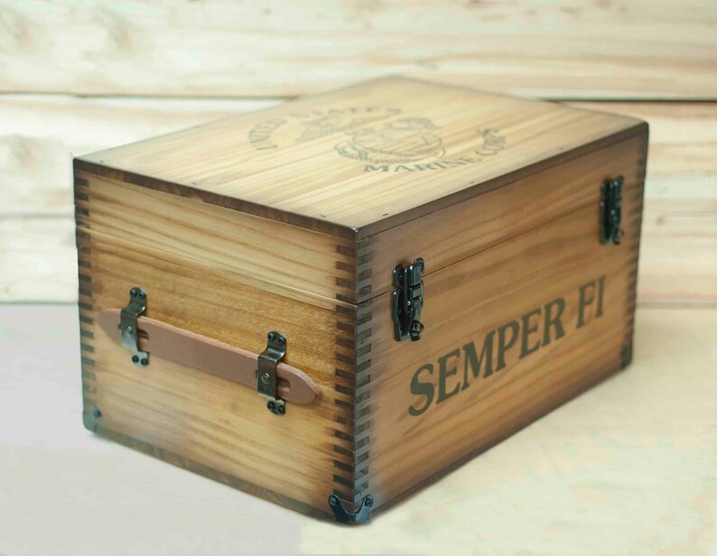 United States Marine Corps USMC Keepsake Box Retirement - Etsy