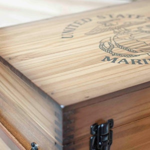 United States Marine Corps USMC Keepsake Box Retirement - Etsy