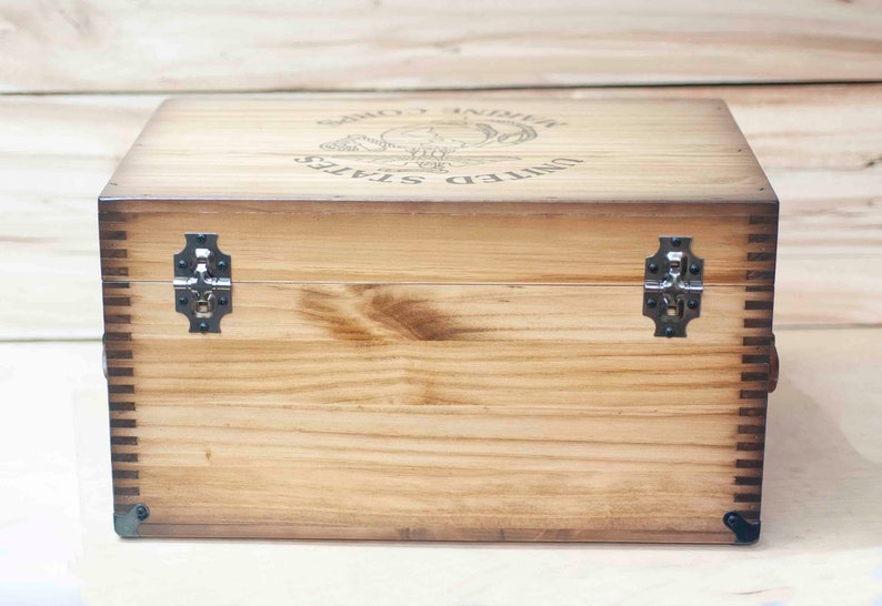 United States Marine Corps USMC Keepsake Box Retirement - Etsy