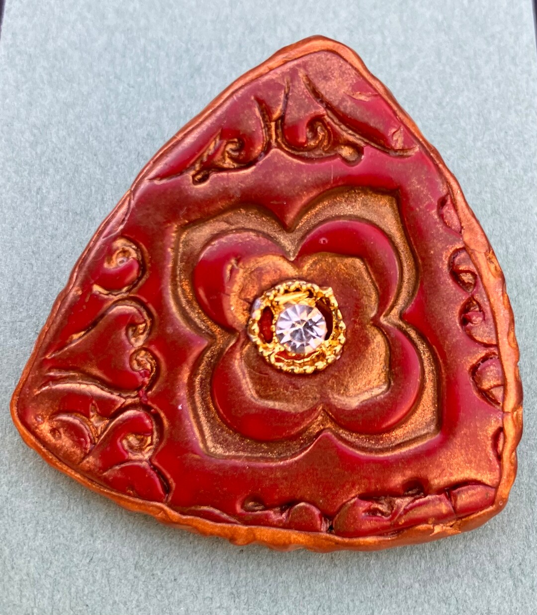 Christmas Medieval/looking Button. Fancy Bejeweled Metallic. - Etsy