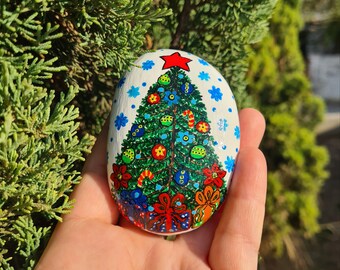 Christmas Tree Rocks - Etsy