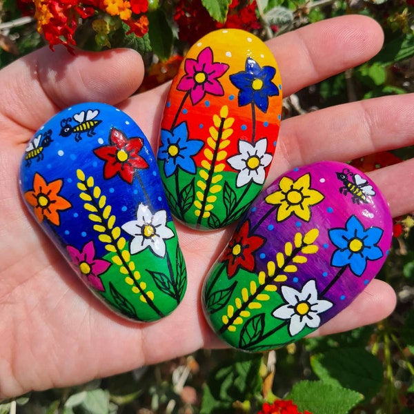 Hand Painted Rocks - Etsy