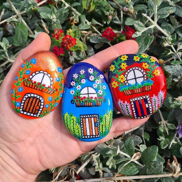 Hand Painted Rocks - Etsy