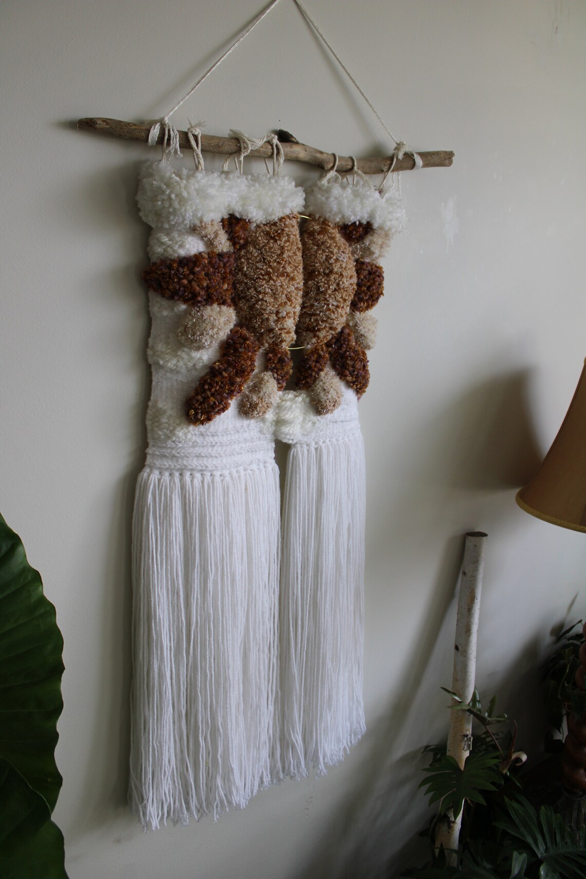 Solaria Handwoven 3-D Contemporary Fiber / Textile Art / Driftwood Wall ...